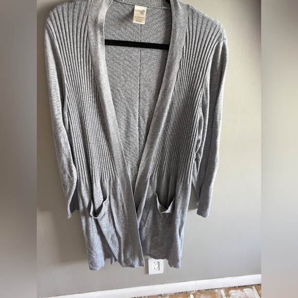 Terra & Sky | Sweaters | Terra Sky Grey Duster Cardigan Size X | Poshmark